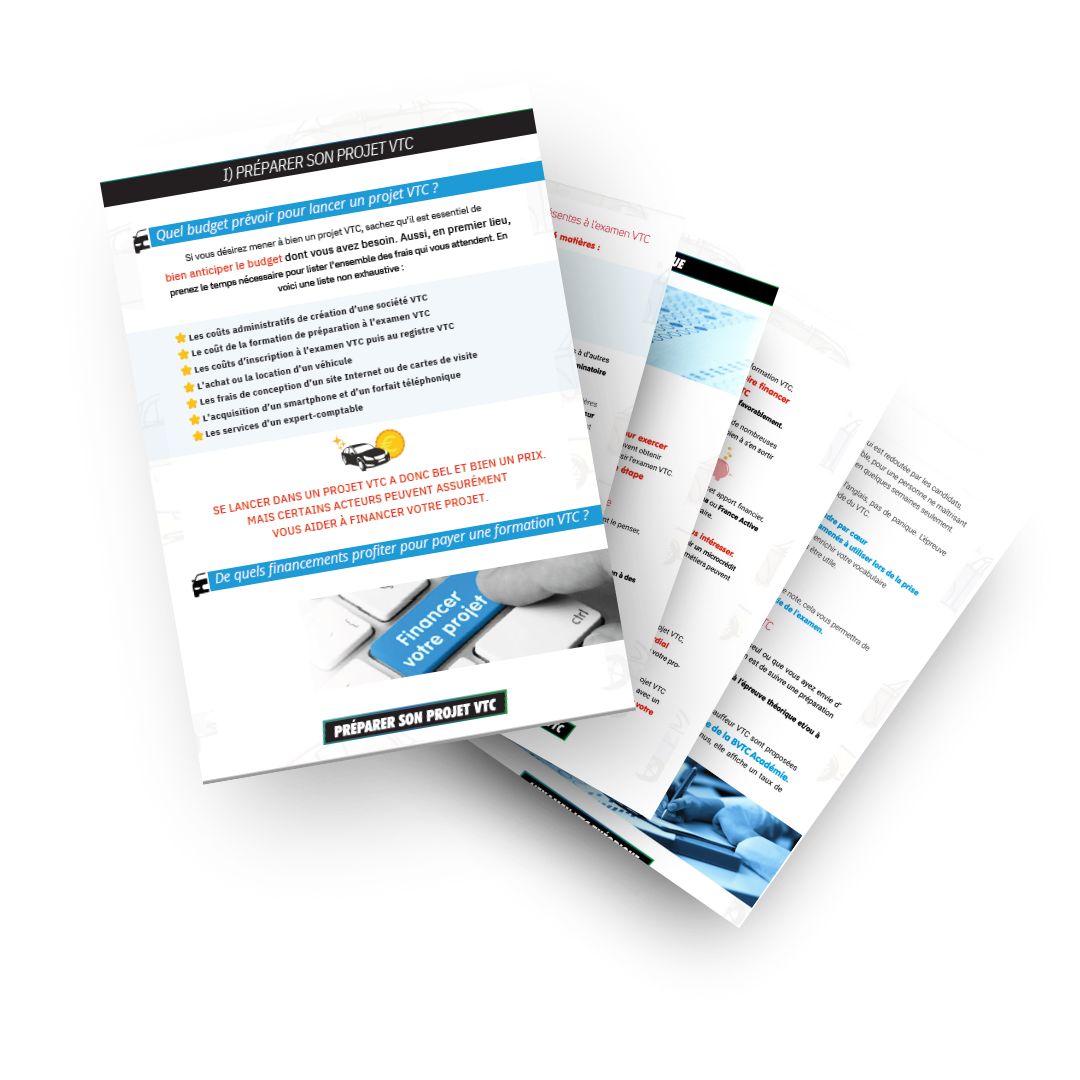 BVTC Académie - Télécharge ton Guide VTC 2022 Offert